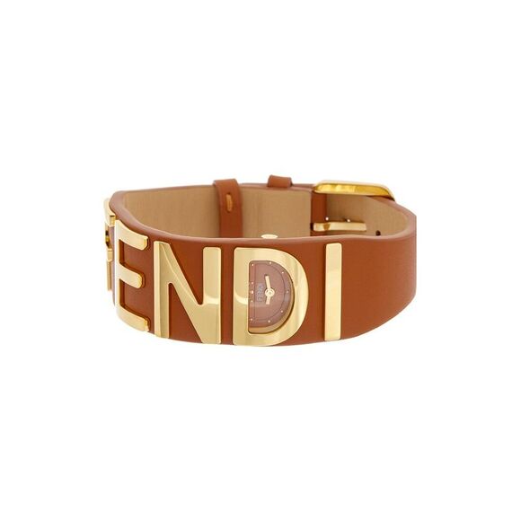 Fendi | Accessories | Fendi Fendigraphy Leather Bracelet Watch | Poshmark